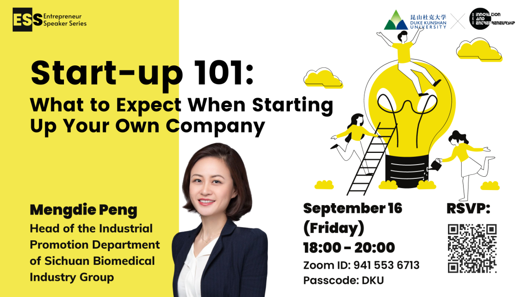 “Start-up 101”: what to expect when starting up your own company – DKU Innovation and ...